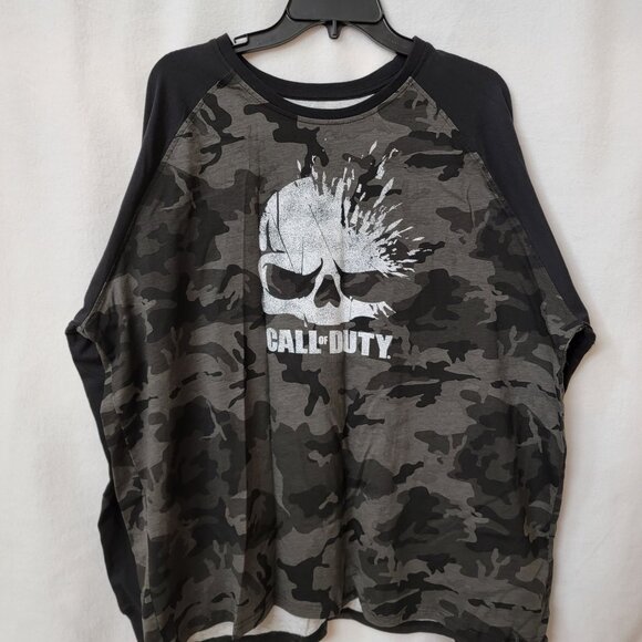 Call of Duty | Shirts | Call Of Duty Mens Camo Long Sleeve Tshirt Xxl ...